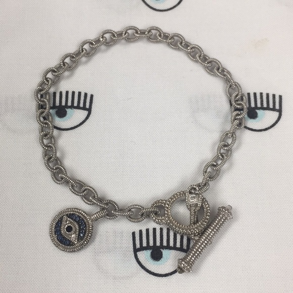 Judith Ripka | Jewelry | Judith Ripka Sapphire Evil Eye Bracelet | Poshmark